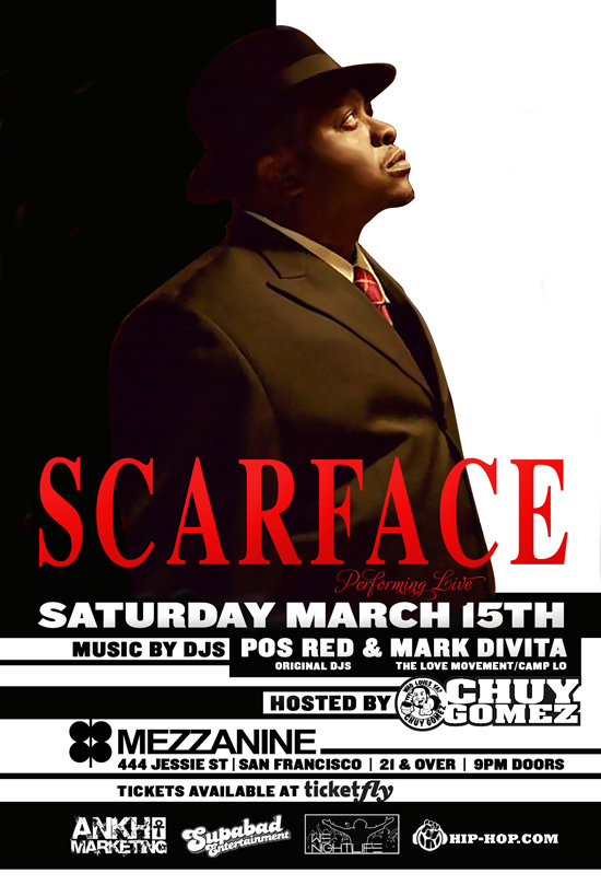 Scarface Performing Live - San Francisco, CA - on Sat Mar 15, 2014 at ...